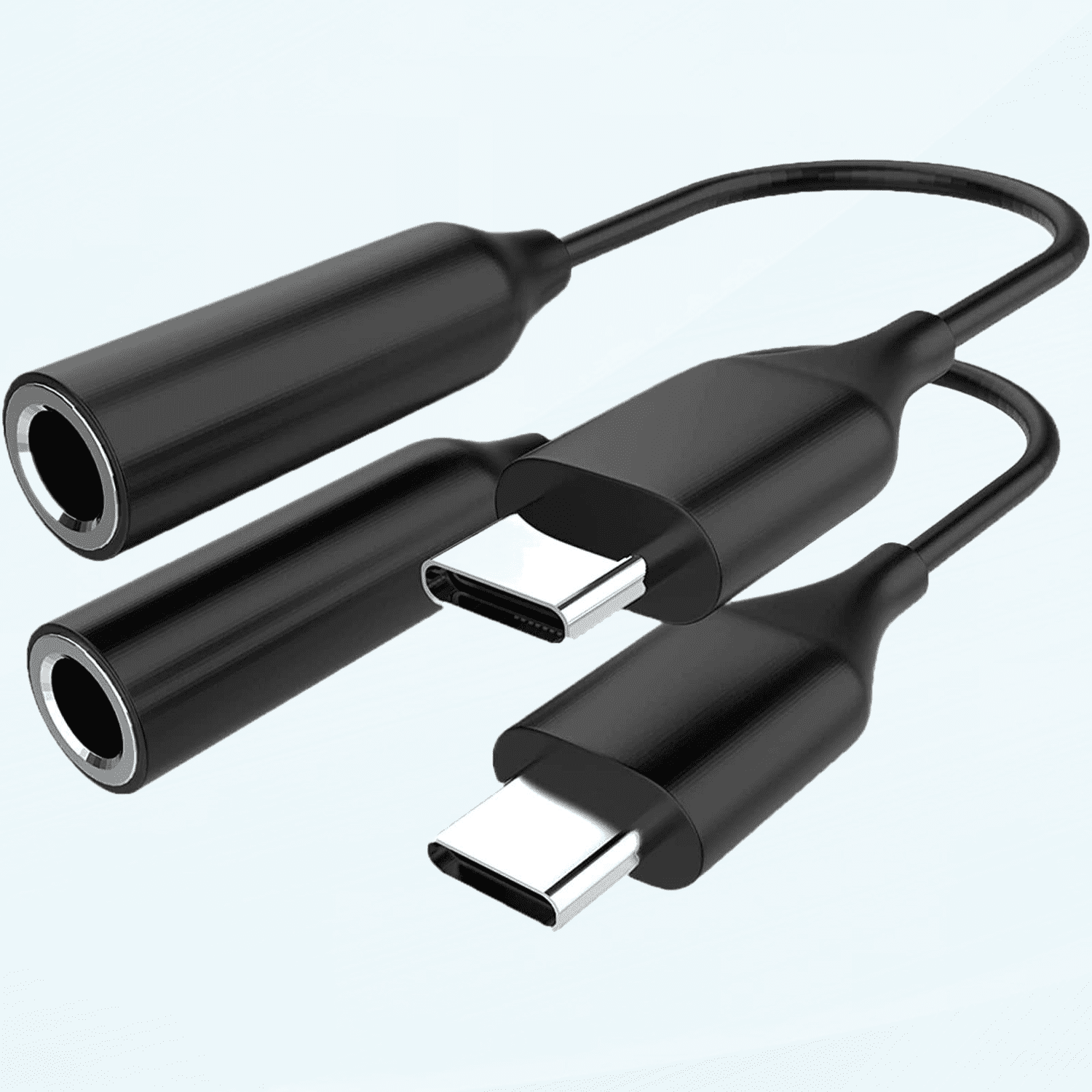 Headphone Adapter USB C to 3.5mm Audio AUX Dongle Jack USBC Type C DAC ...