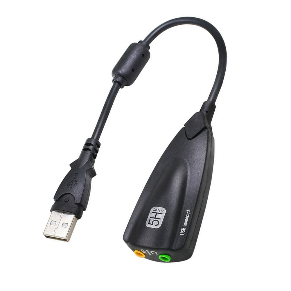 Headphone Adapter USB External Sound Adapter Audio Adapter External ...