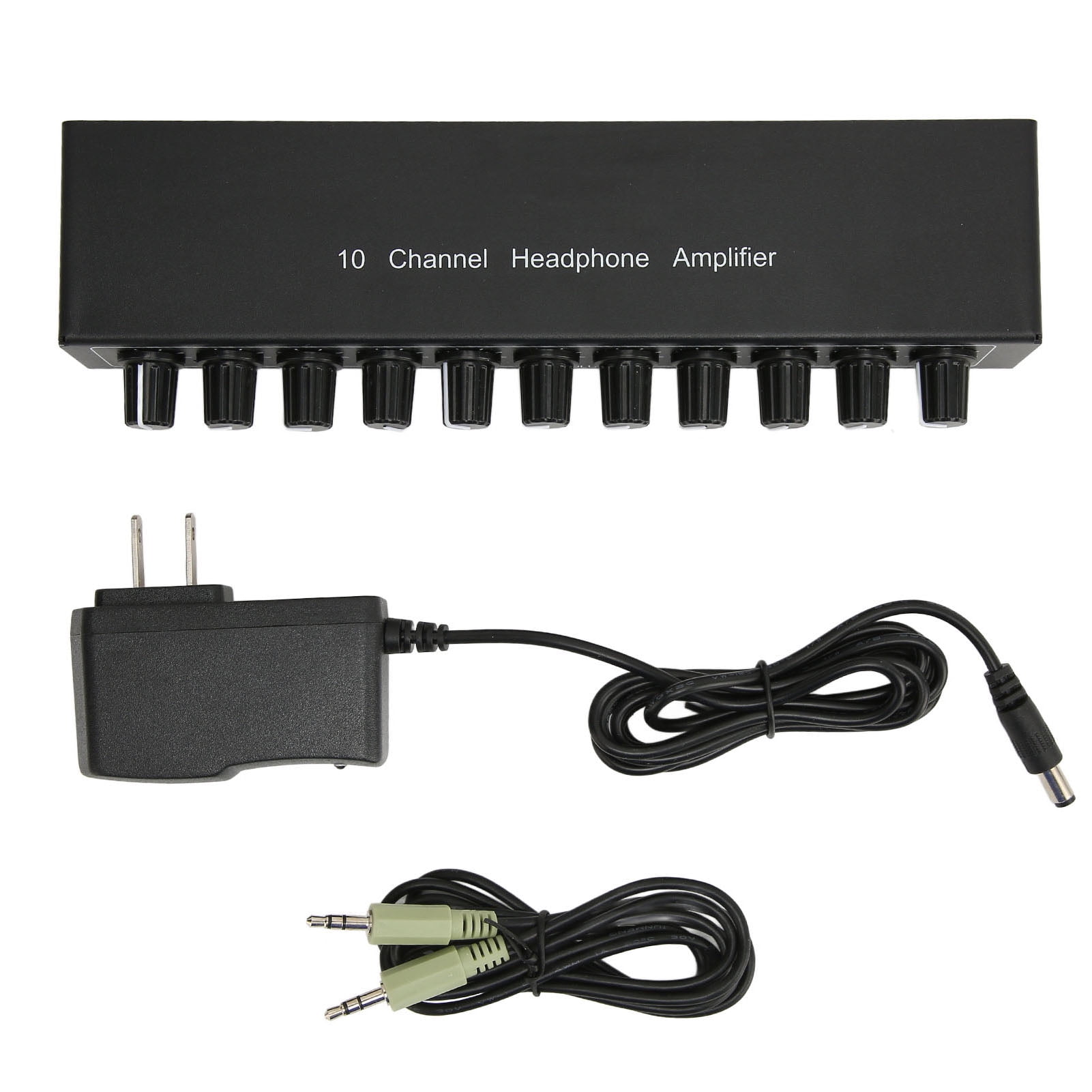 Headphone Amplifier Aux Mini Jack 3.5mm Input 1 in 10 Out Channel ...