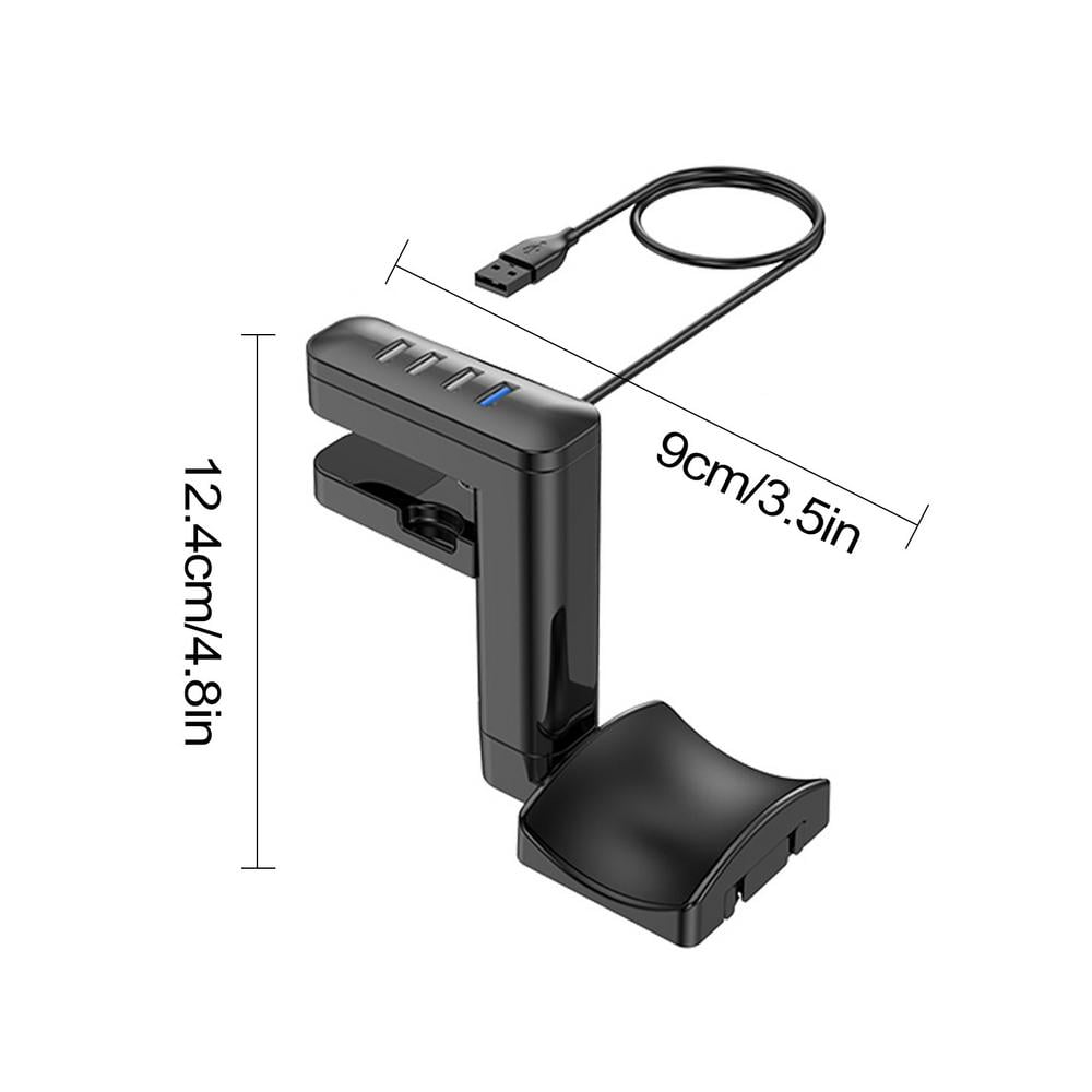 Headphone Bracket Swivel Mounted Pc Gaming Headset Display Stand Holder ...