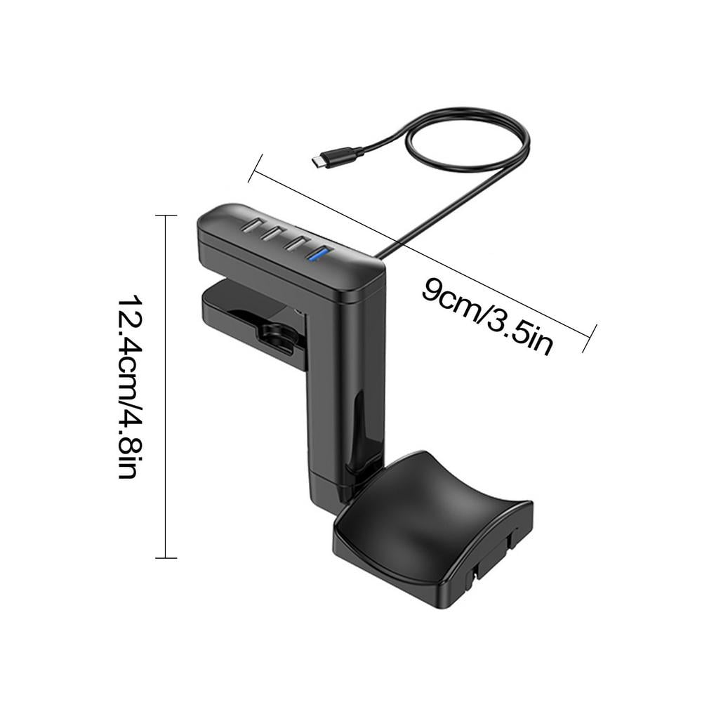 Headphone Bracket Swivel Mounted Pc Gaming Headset Display Stand Holder ...