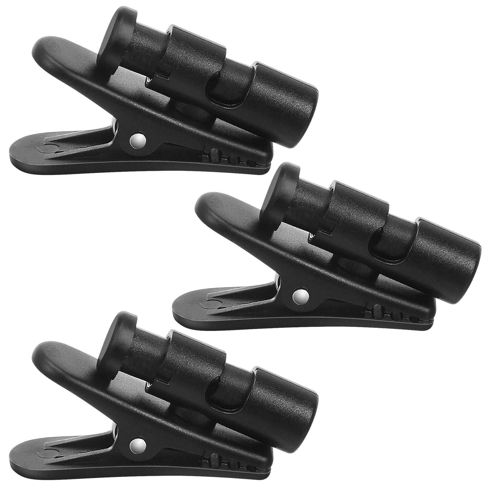 UEETEK Headset Mic Collar Clip Earphone Cable Clip Black 3pcs Back to ...