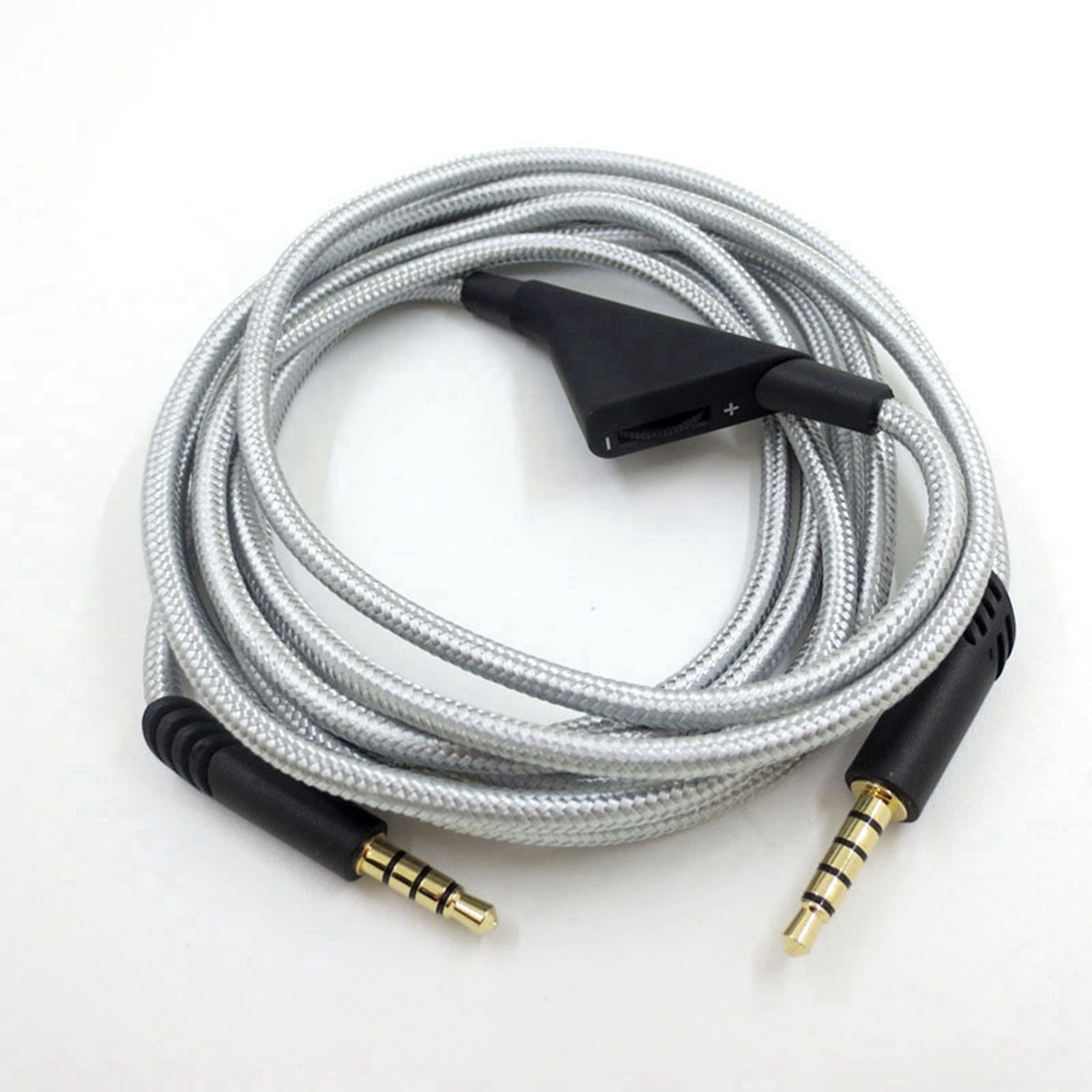Headphone Cable with Volume Control Adjustable Gaming Headset Cable ...