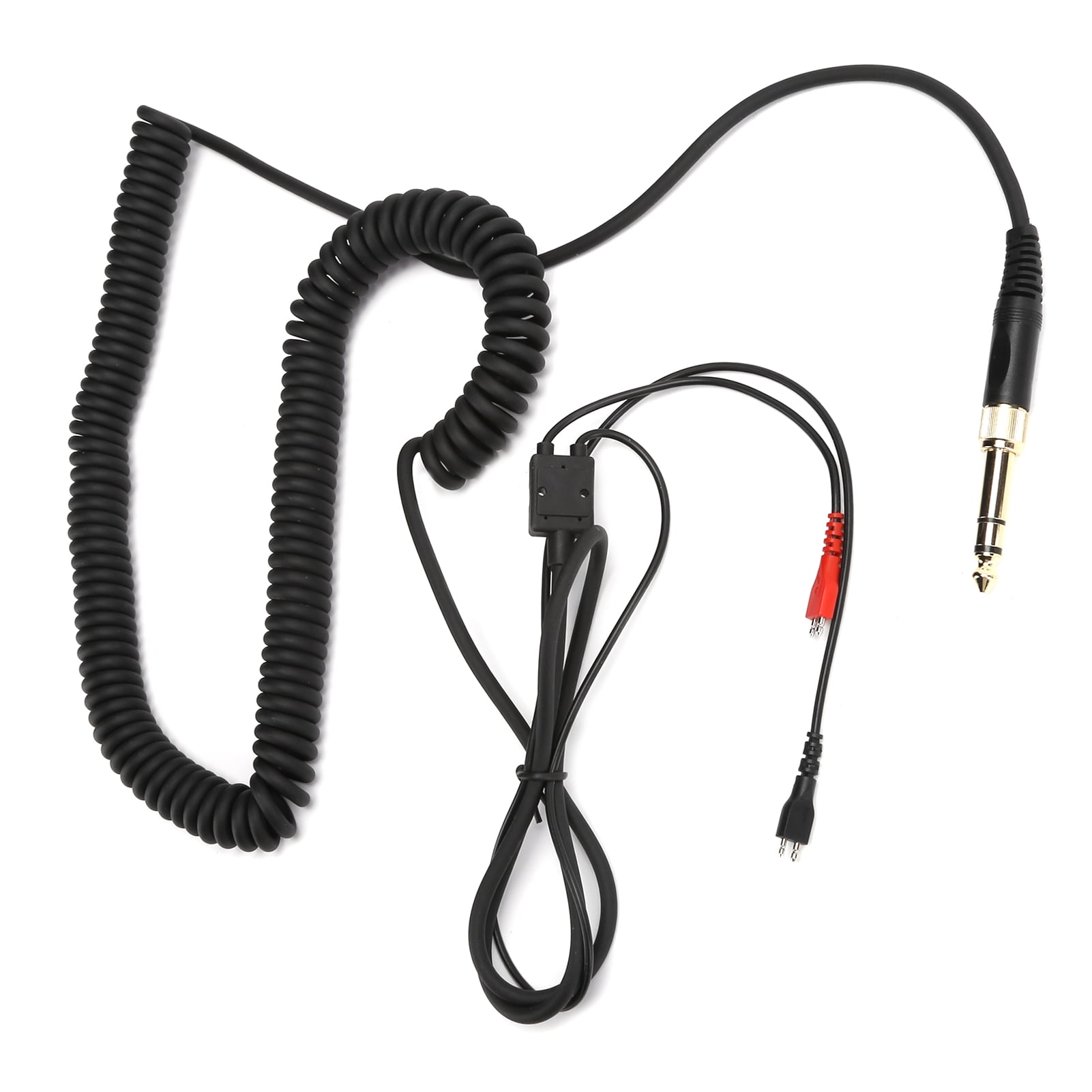 Headphone Coiled Audio Cable with Adapter for Sennheiser HD25/HD560 ...