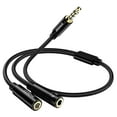 Headphone Mic Splitter, Microphone and 3.5mm Audio Adapter, CTIA Stereo ... Headphone Mic Splitter, Microphone and 3.5mm Audio Adapter, CTIA Stereo ...