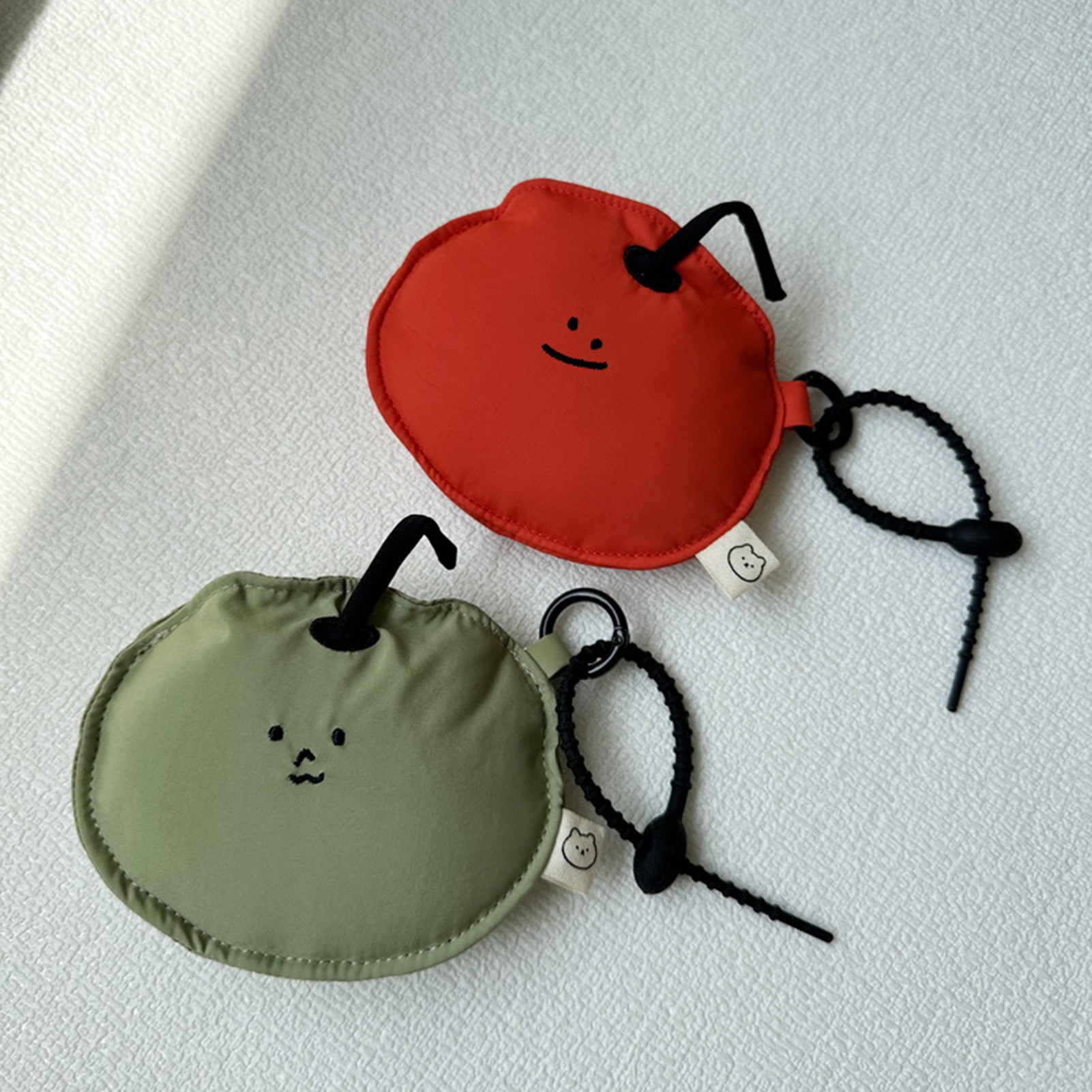 Headphone Pouch Bag Anti-Fall Quilted Case Portable Travel Case Fits ...