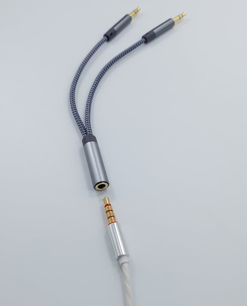 Headphone Splitter for Computer 3.5mm Female to 2 Dual 3.5mm Male ...