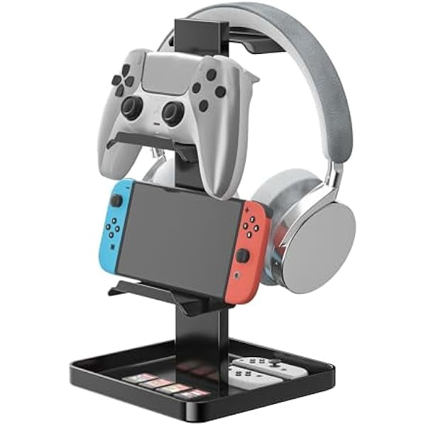 Headphone Stand-Controller Holder Headset Holder, Metal Earphone Stand ...