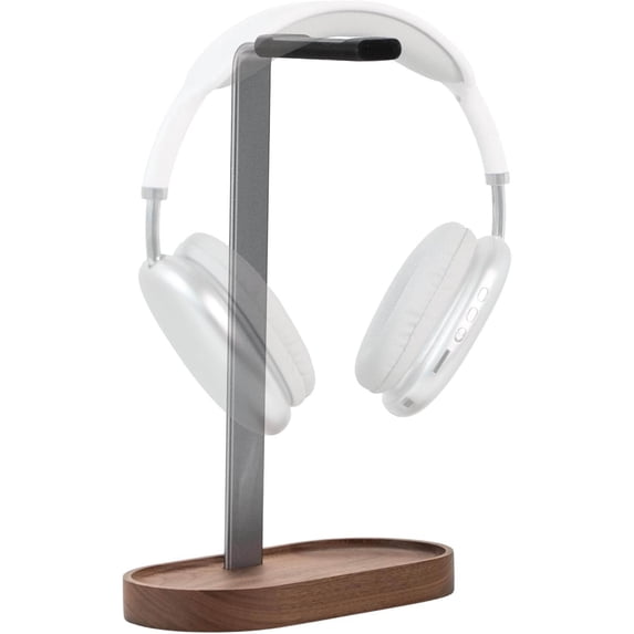 Headphone Stand & Desktop Headset Holder | Premium Solid Wood Storage ...