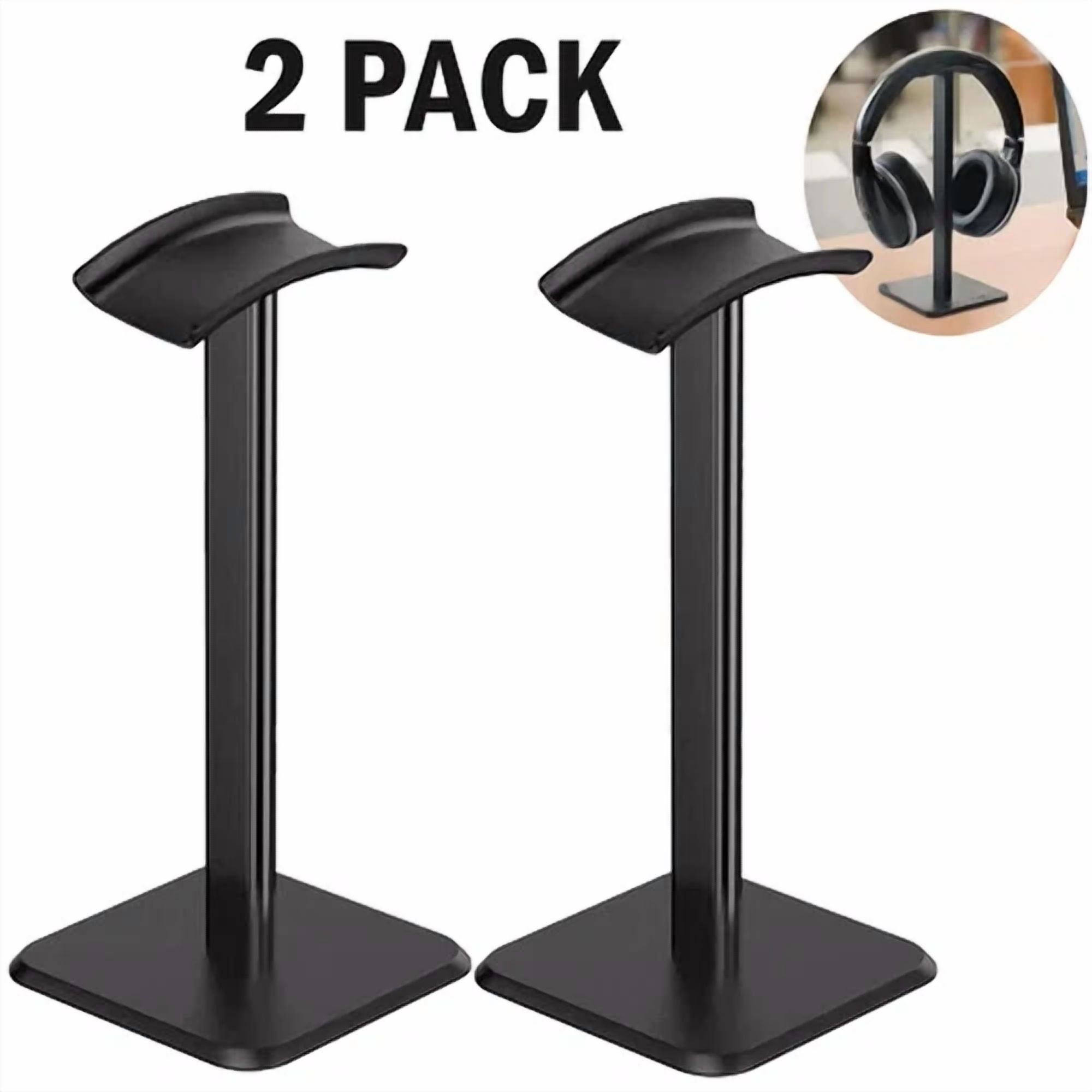Headphone Stand Headset Holder Rack With Aluminium Supporting Bar ...