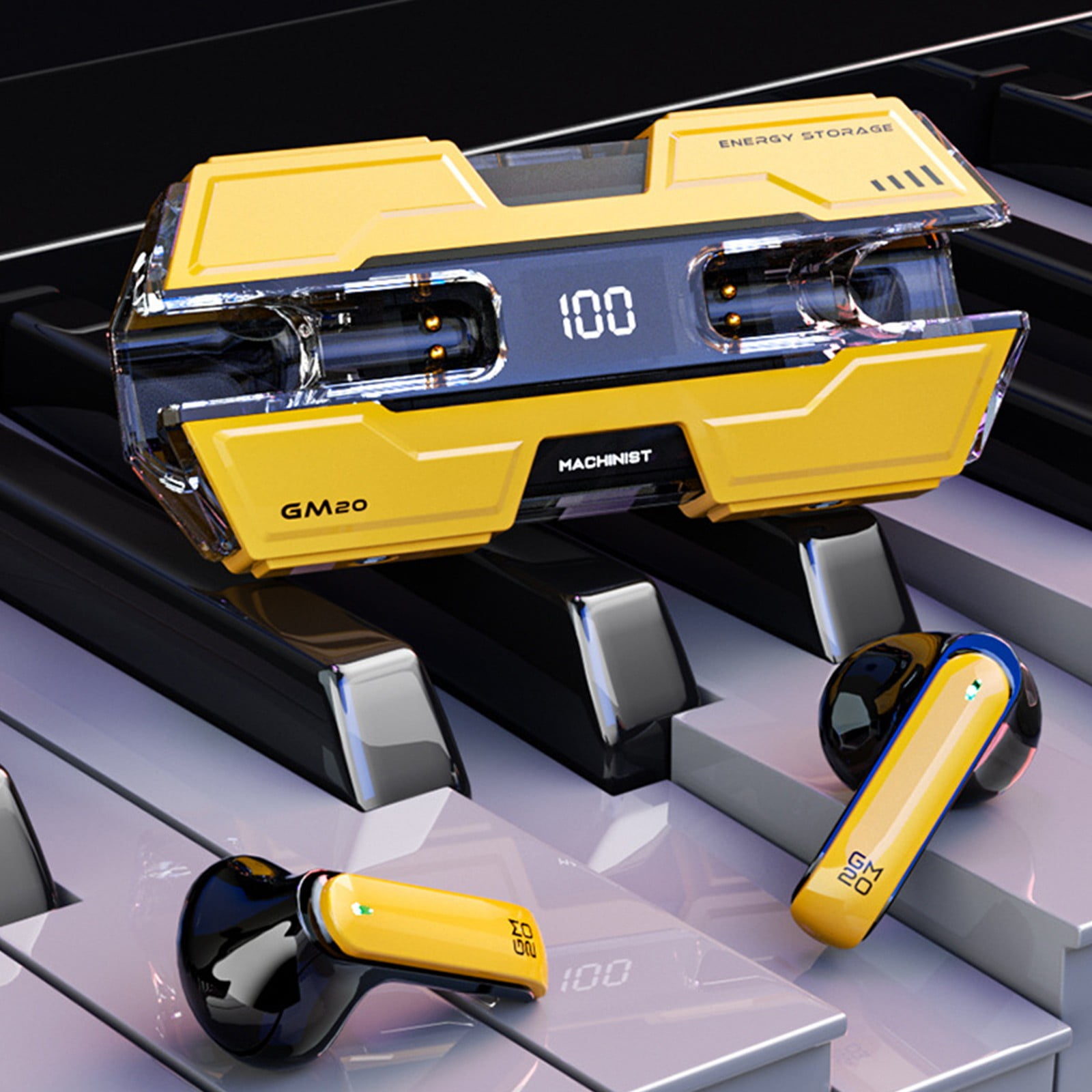 Headphone With Mic Clearance Mechanical Wind Wireless Bluetooth Headset ...