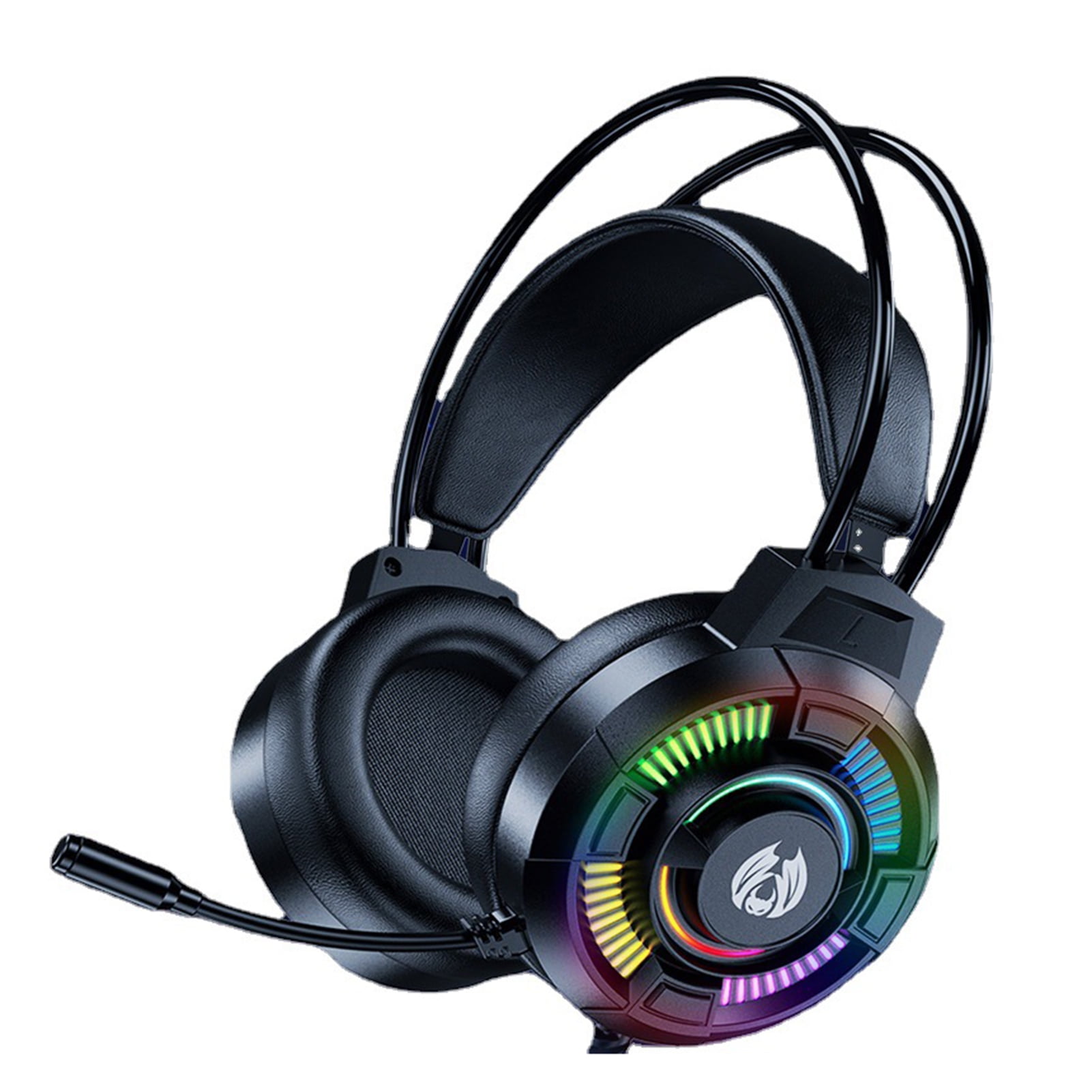 Headphones Active Noise Cancelling Immersive 3D HiFi Sound with RGB ...