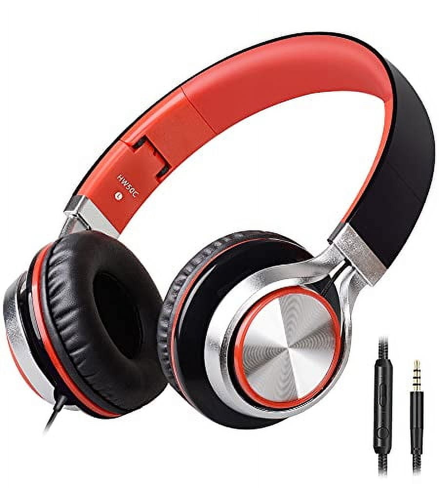Headphones,BEINSOUND HW50C Stereo Folding Headsets Strong Low Bass ...