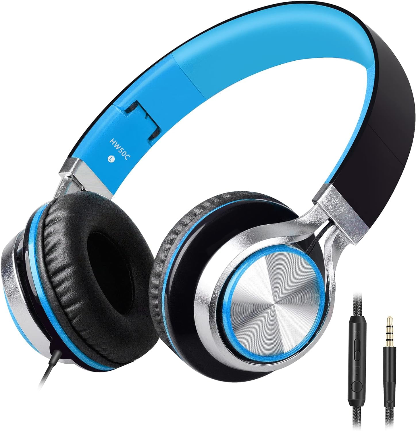 Headphones,BEINSOUND HW50C Stereo Folding Headsets Strong Low Bass ...