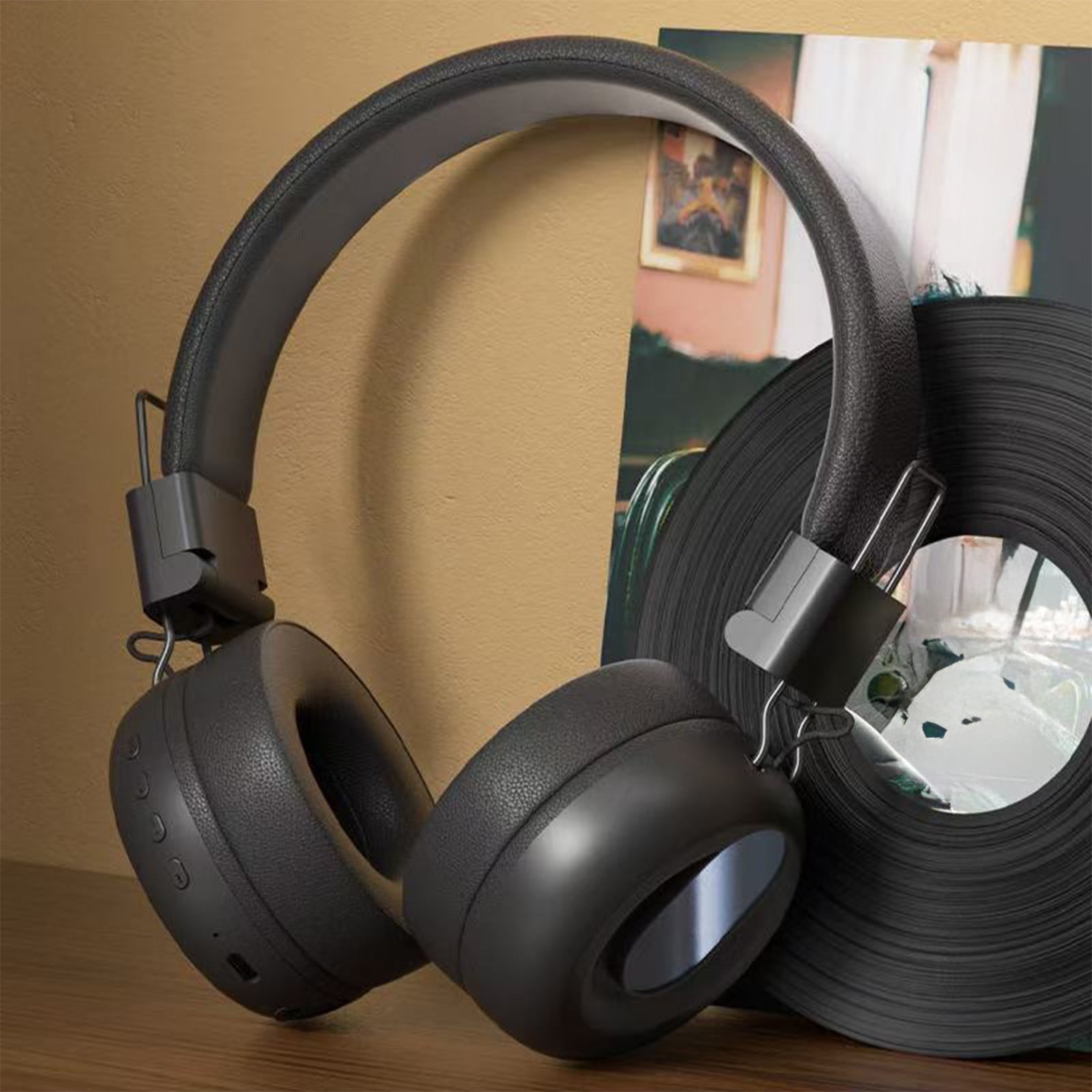 Headphones Bluetooth 5.4 Wireless Low Latency High Battery Head Mounted ...