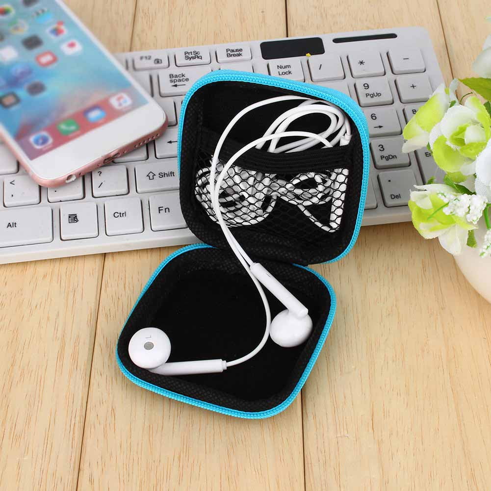 Headphones Cable Storage Case, Polyethylene Earphone Holder Case ...