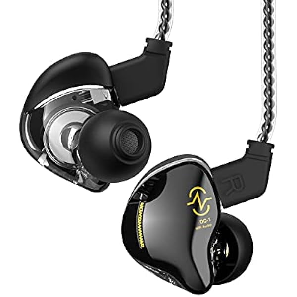 Headphones in Ear Monitor Wired Earbud,1DD HiFi Bass Immersive Sound ...