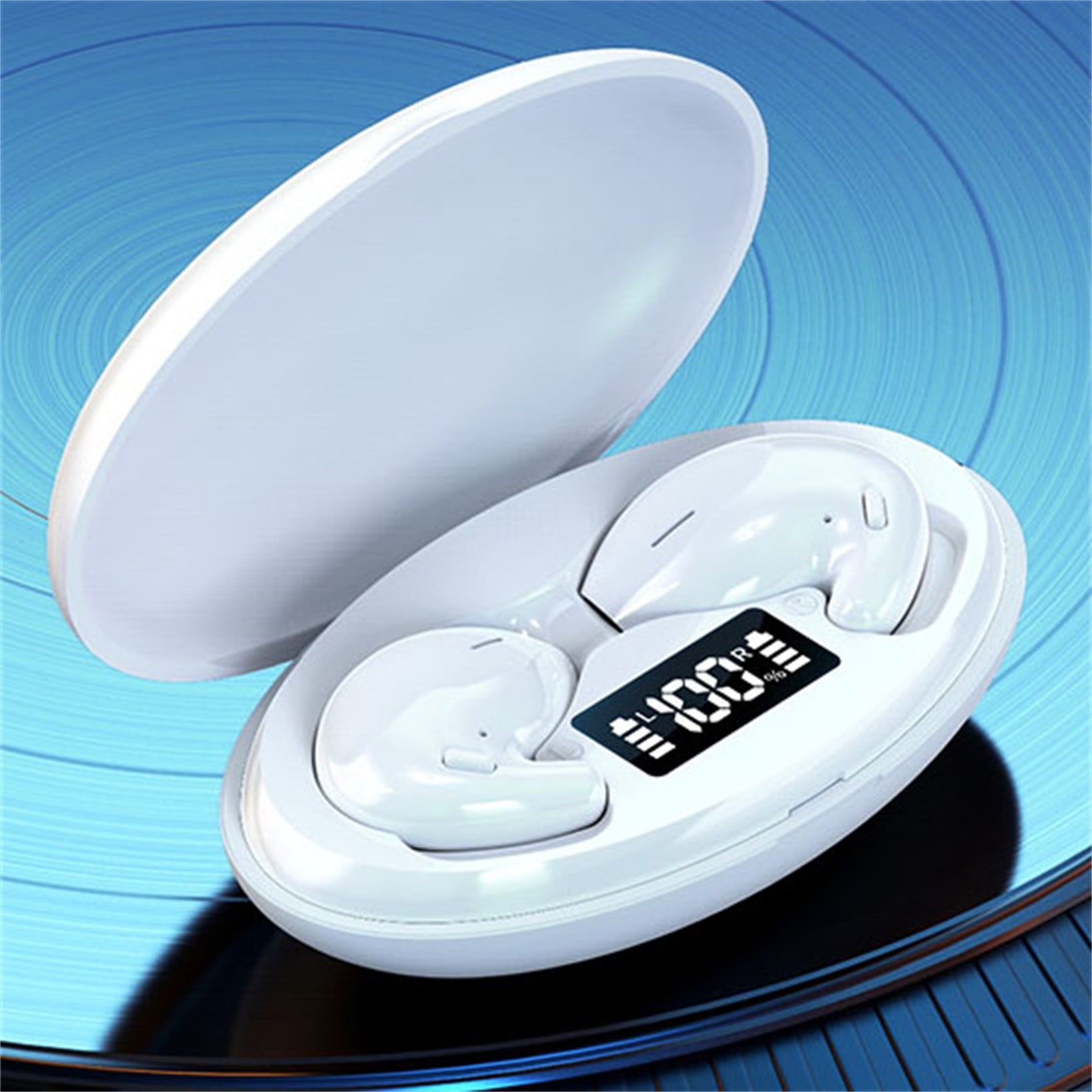 Headphones Hi-Fi TWS-Headphones Digital Display Invisible Comfortable ...