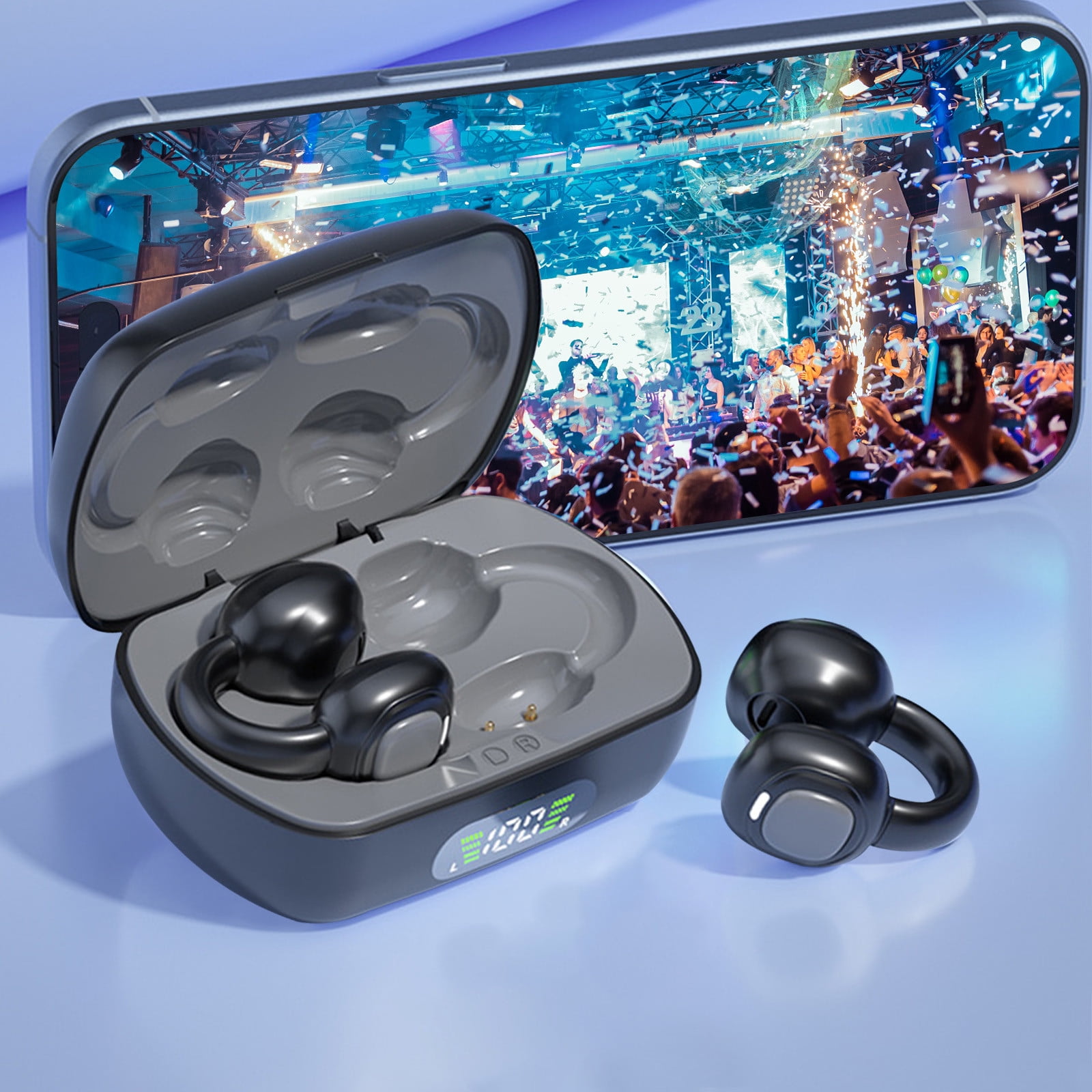 Up Headphones OWS Open Ear Wireless Earbuds with Bluetooth 5.3, Easy ...