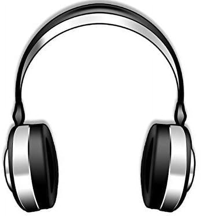 Headphones Shaped 3M Reflective sticker| car club music DJ earphones ...