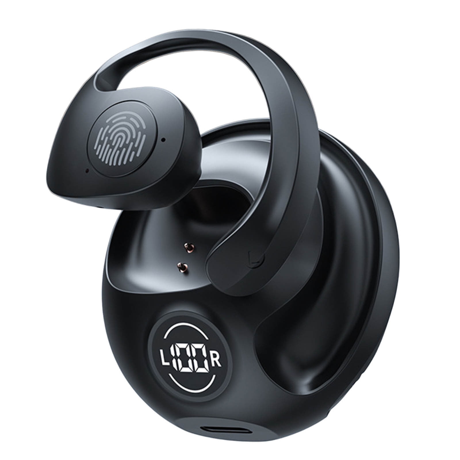 Headphones Small Ball Digital Display Language Translator Headset ...