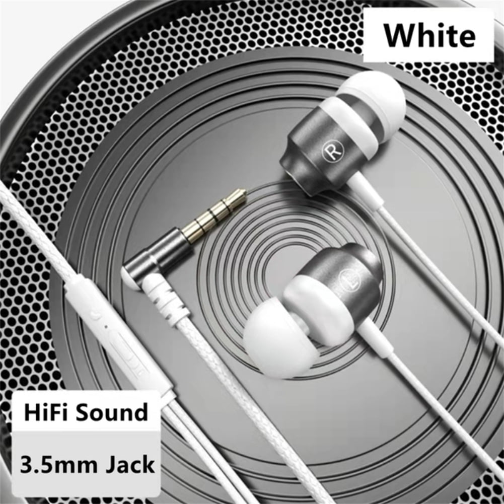 Headphones Wired Built-in Call Control Clear Audio In-Ear Earbuds for ...