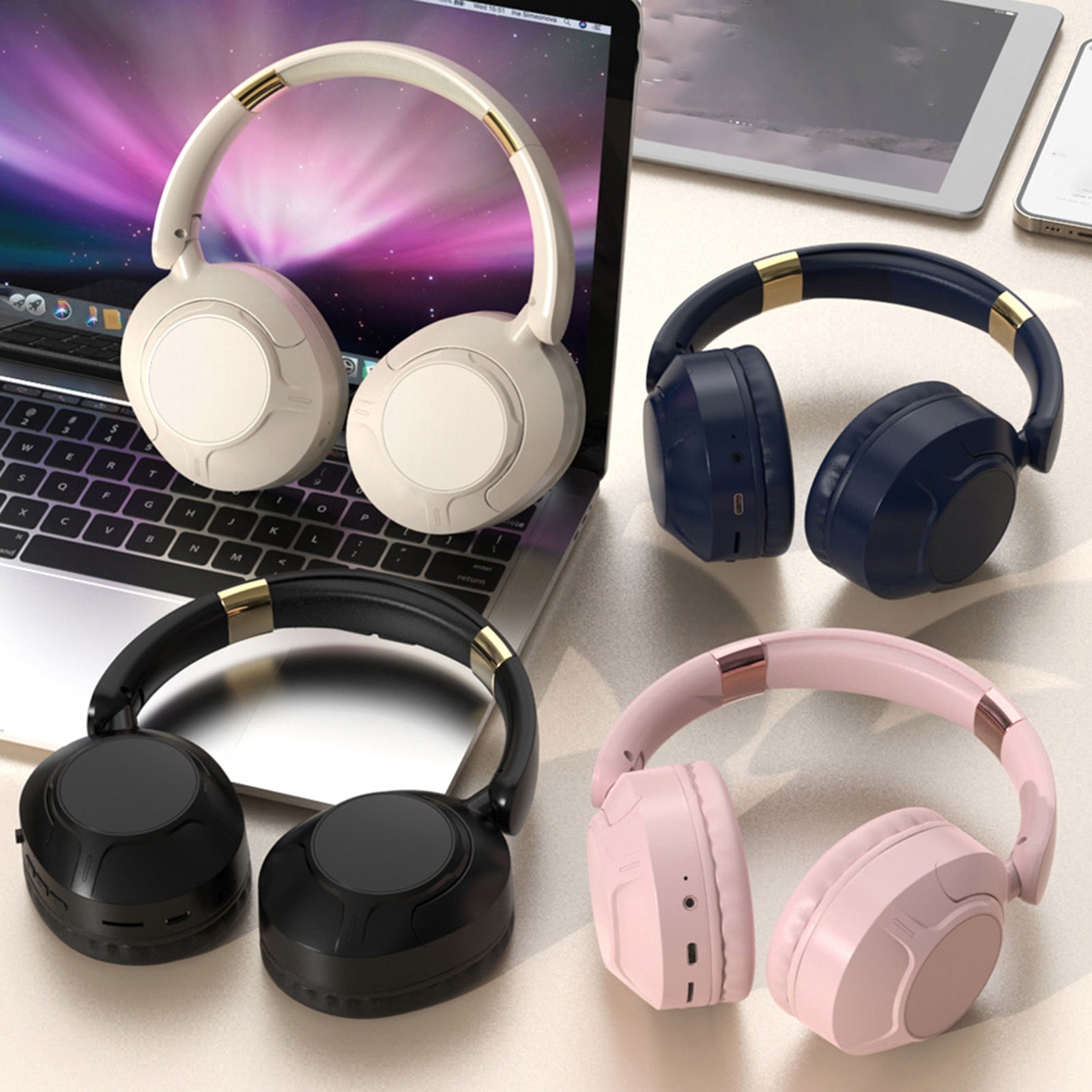 New Release,Headphones Wireless Bluetooth Headset Subwoofer Bluetooth 5 ...