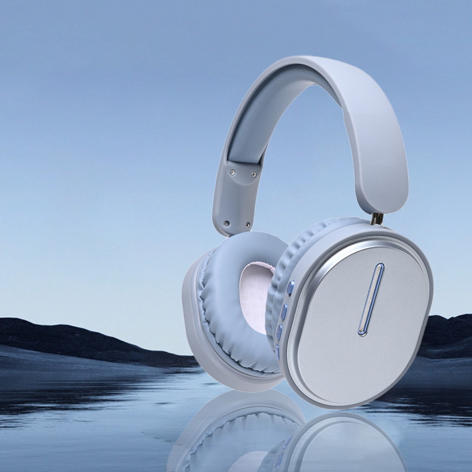 Headphones Wireless, Head Mounted Wired and Wireless Double Mode ...