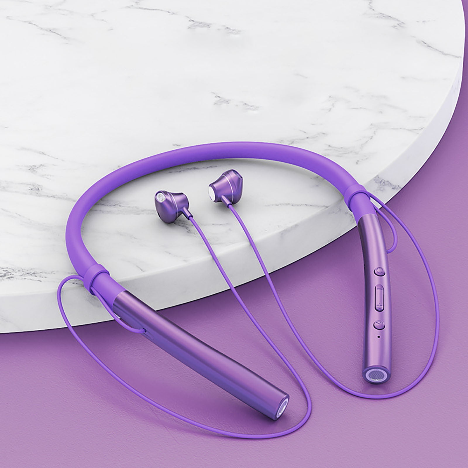 Headphones Wireless Sports Ultra Long Standby Bluetooth Earphones Neck ...