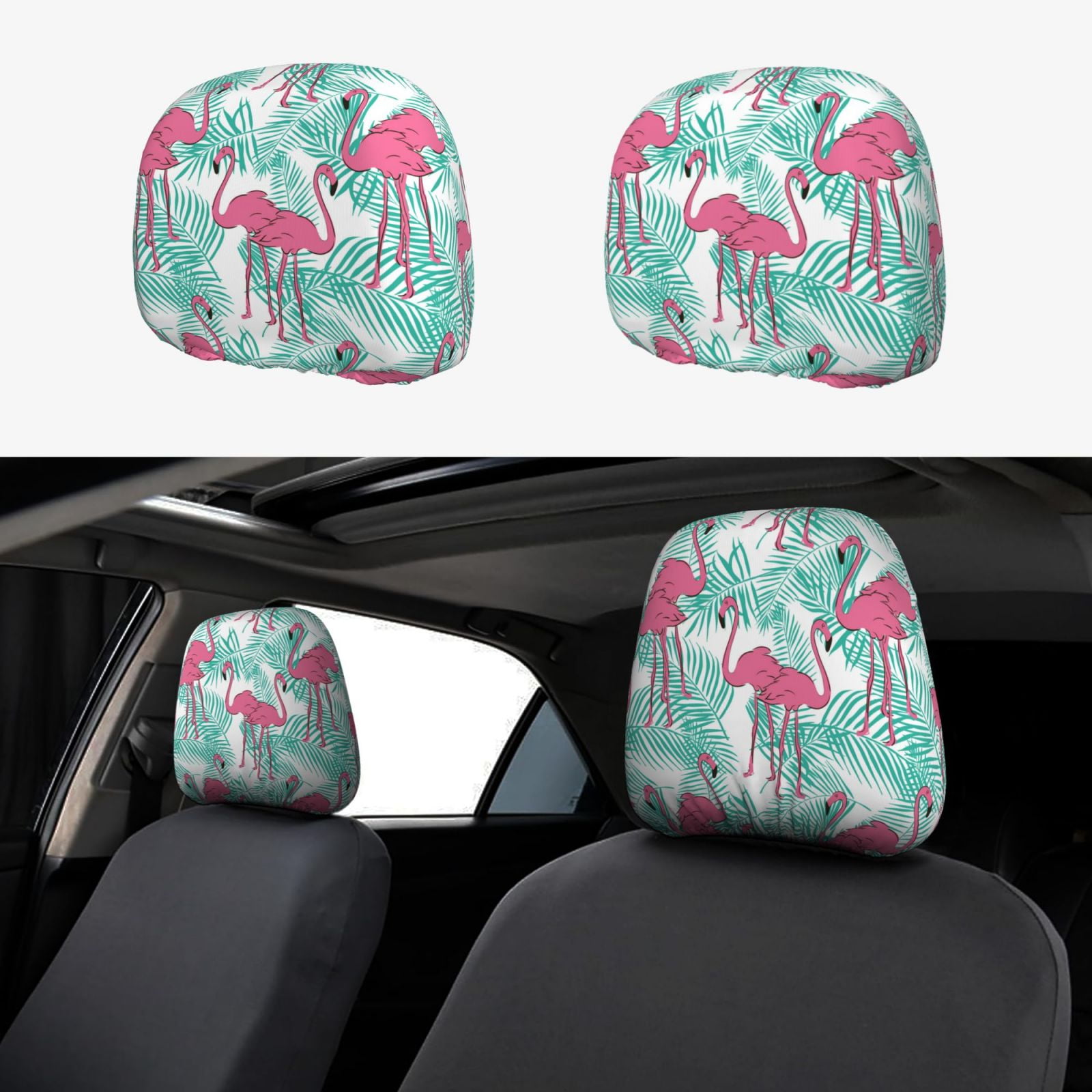 Headrest Covers for Cars Accessories Interior for Women Men 2Pcs ...