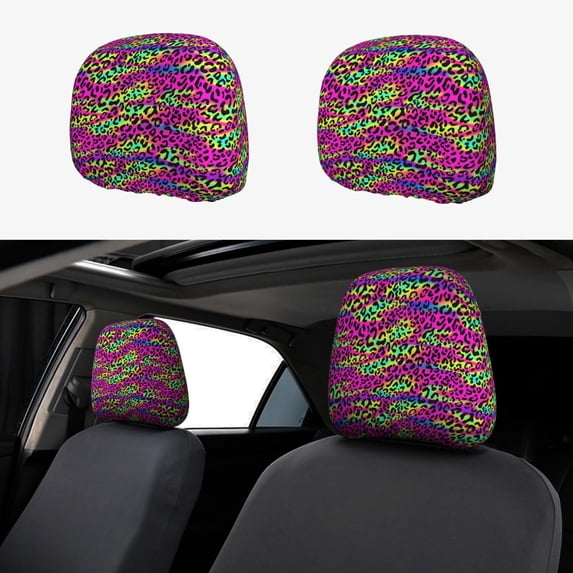 Headrest Covers for Cars Accessories Interior for Women Men 2Pcs - cool ...