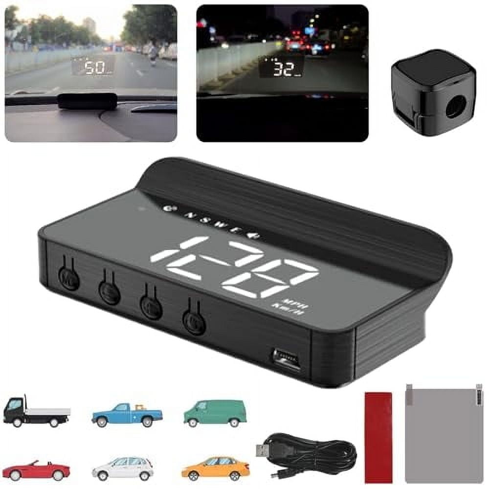 Heads Up Display, GPS Speedometer M23, Universal Car HUD with Speed MPH ...