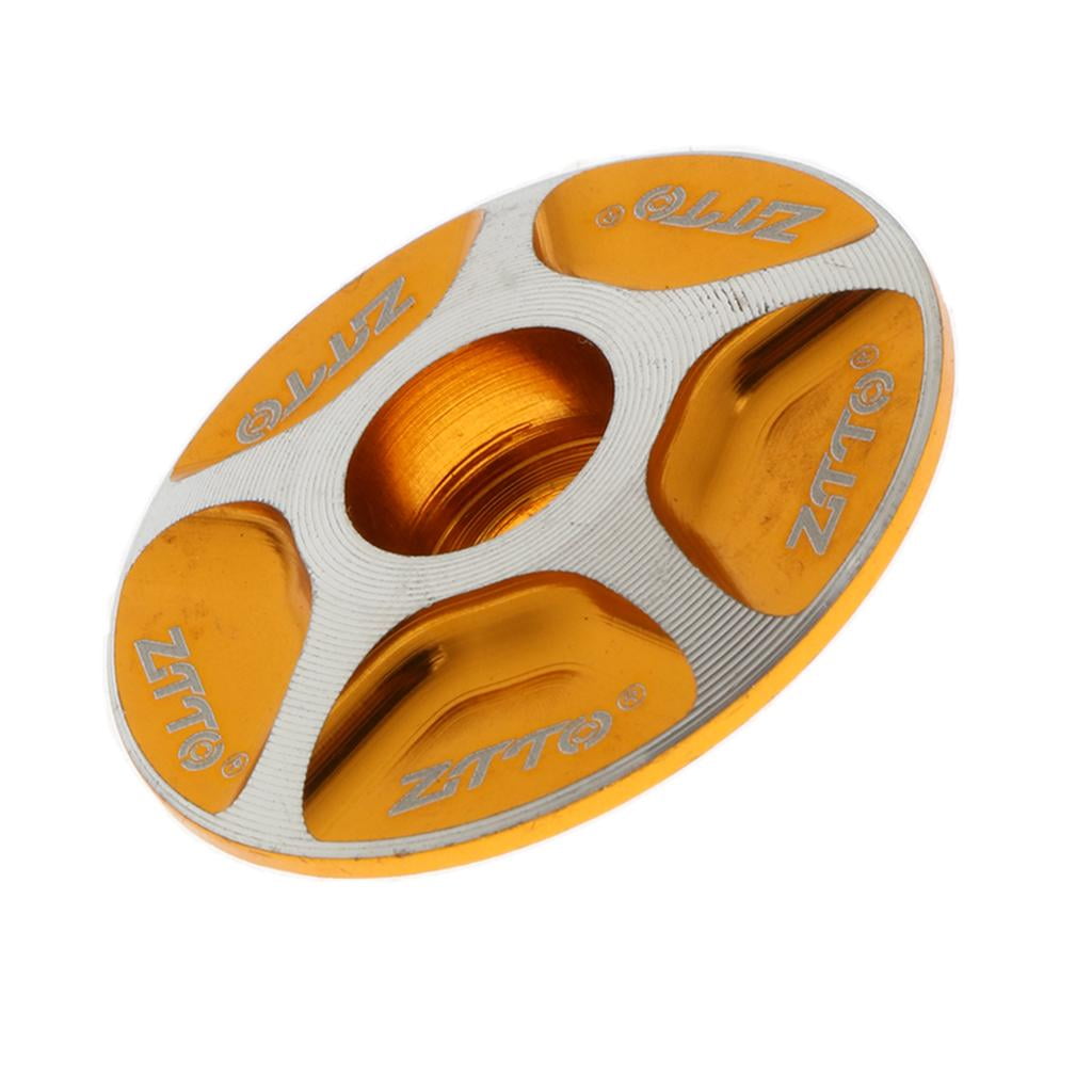 Headset 1 1/8 Inch Mountain Bike Stem Cap Made Of Threadless Gold ...