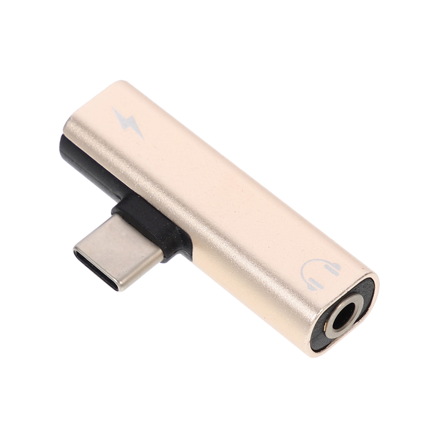 HEMOTON TypeC to 3.5mm Headphone Adapter Golden Aluminum Alloy for ...
