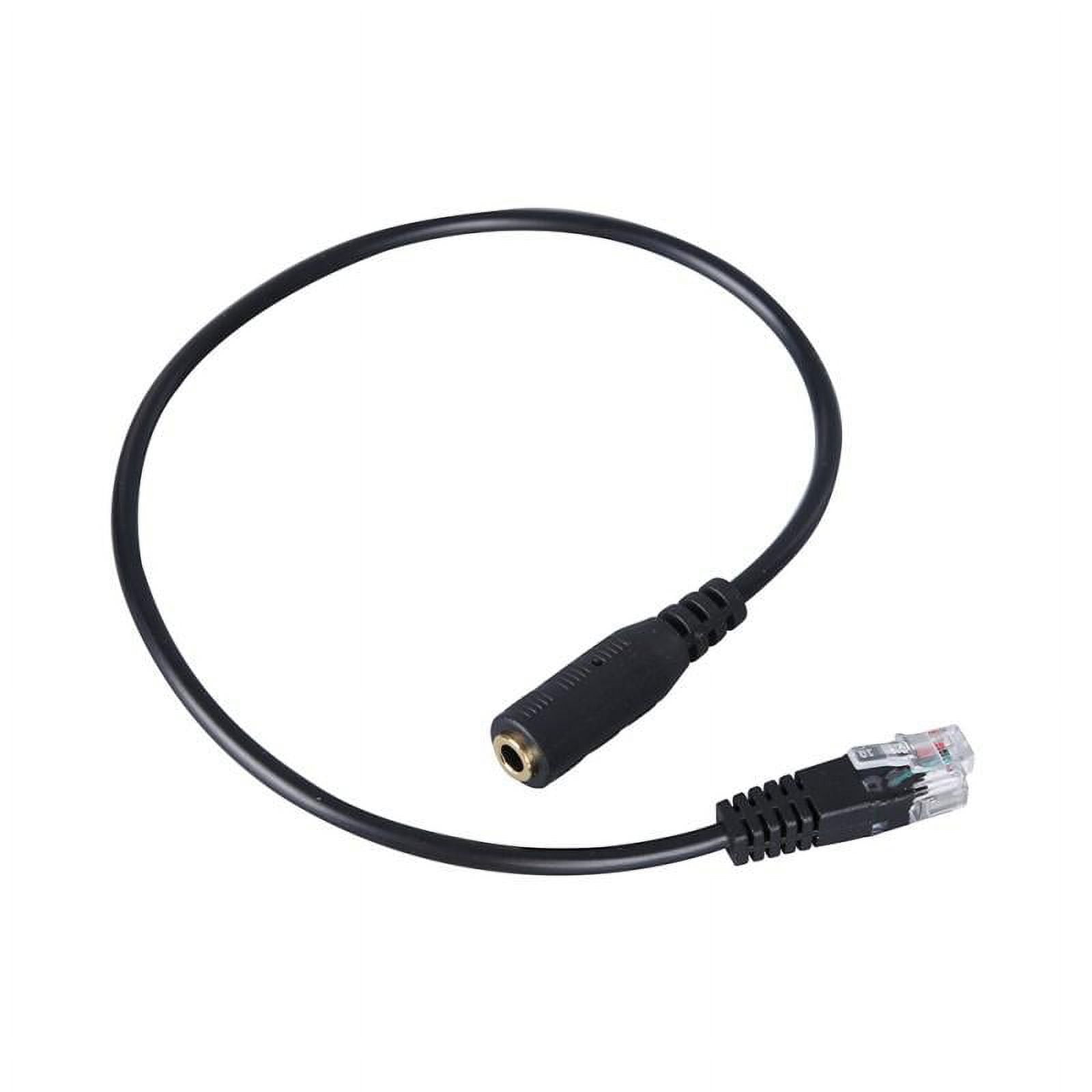 Headset Adapter Converter 3.5mm Plug to Female RJ9 Headset/Handset Plug ...