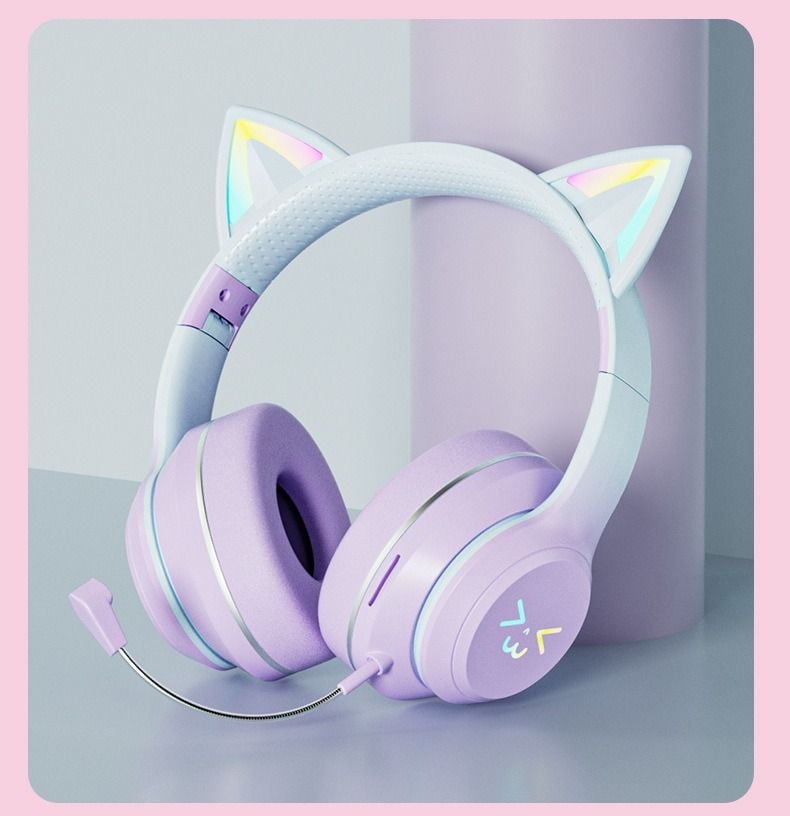 Headset Bluetooth headset foldable plug card ear return reading ...