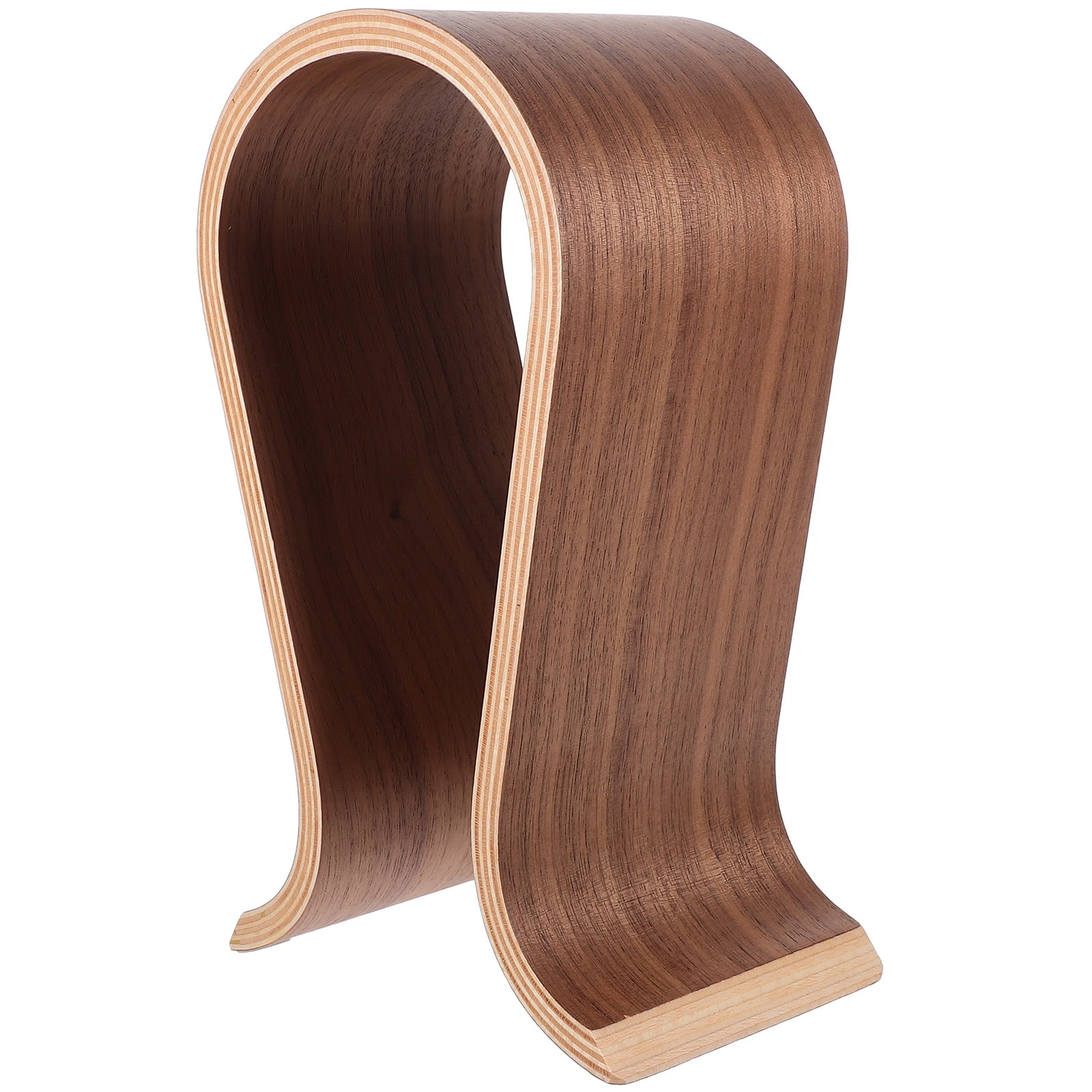 Headset Bracket,U-type Headset Bracket Desktop Wooden Headphone Stand ...