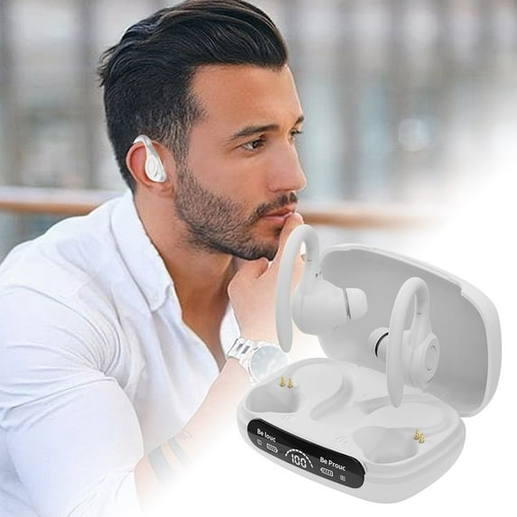 Headset Fitness Wireless Earbuds with LED Display for Running ...