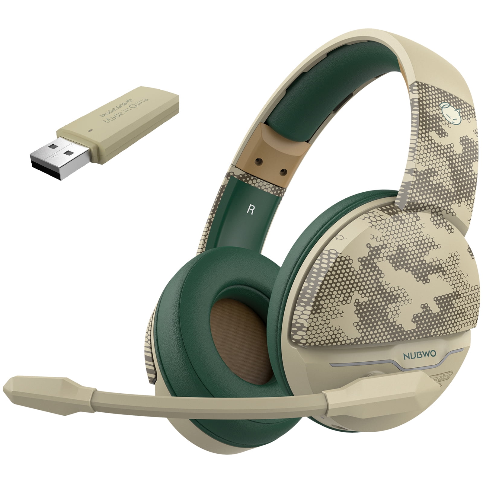 Headset,Headset Pc Laptop Bt5.3 Over-ear With Battery Soft Bt5.3 Over ...