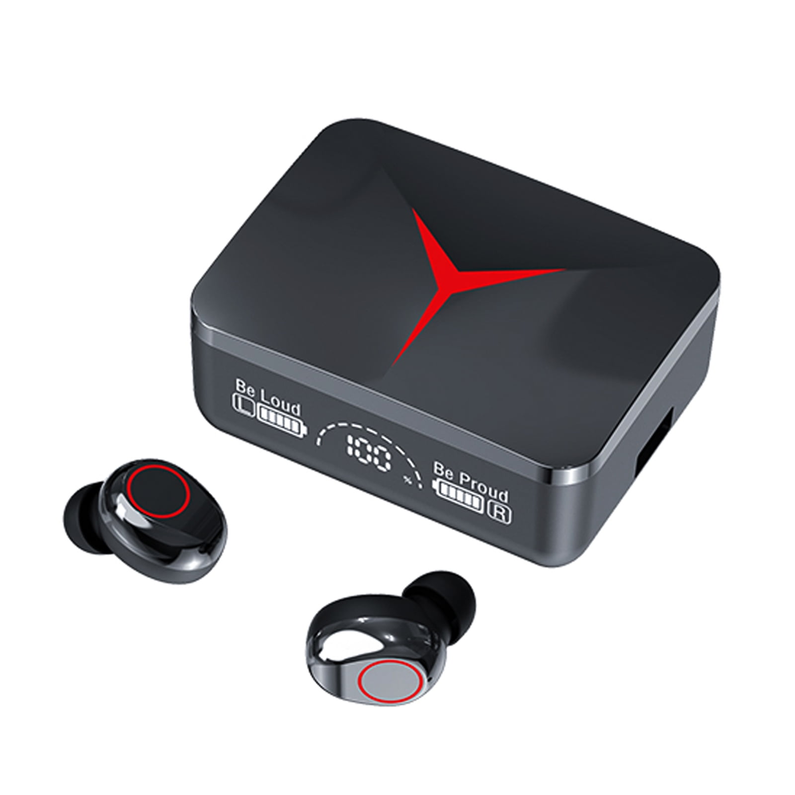 Headset,In-ear Mic In-ear Display Usb Mic Battery Headset In-ear Sport ...