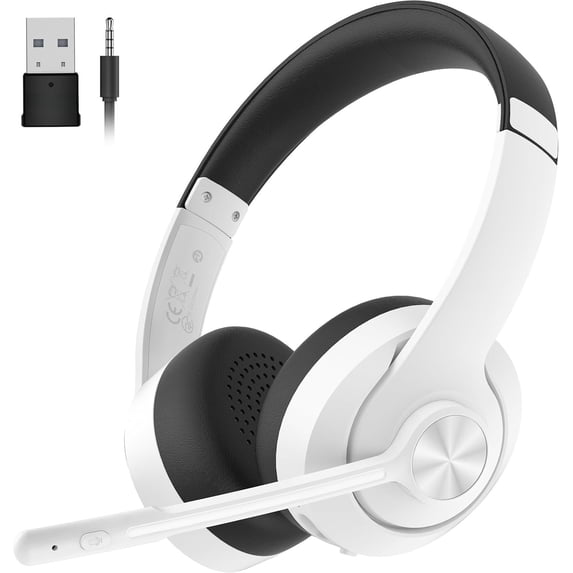 Headset with Mic for Work with Noise Cancelling Mic for Clear Calls ...