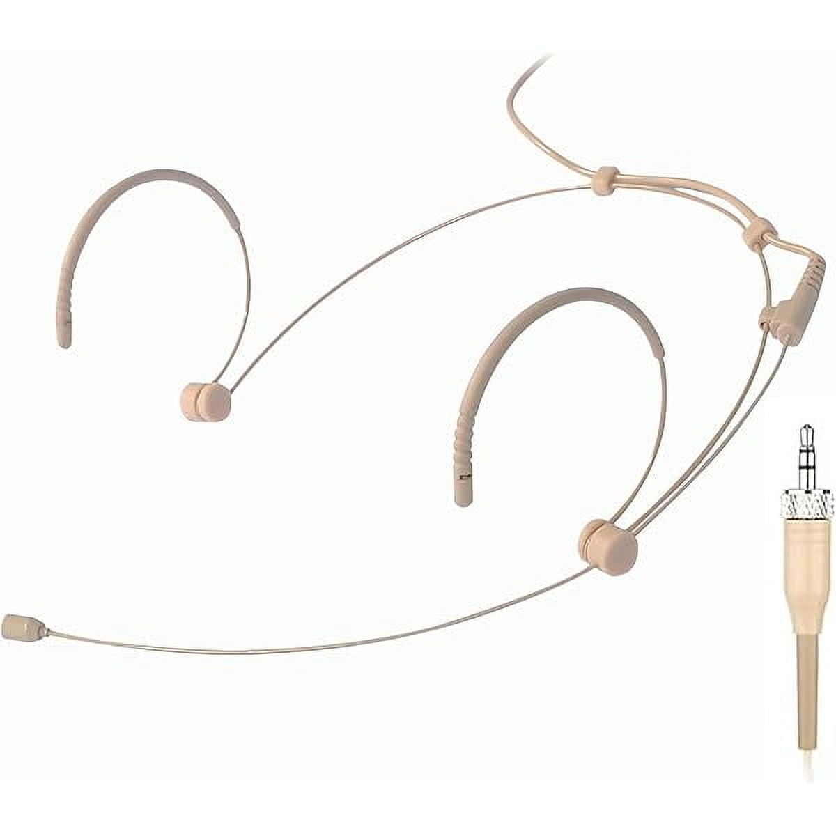 Headset Microphone Discreet Headworn Ear Hook Earset Over The Ear Mic ...