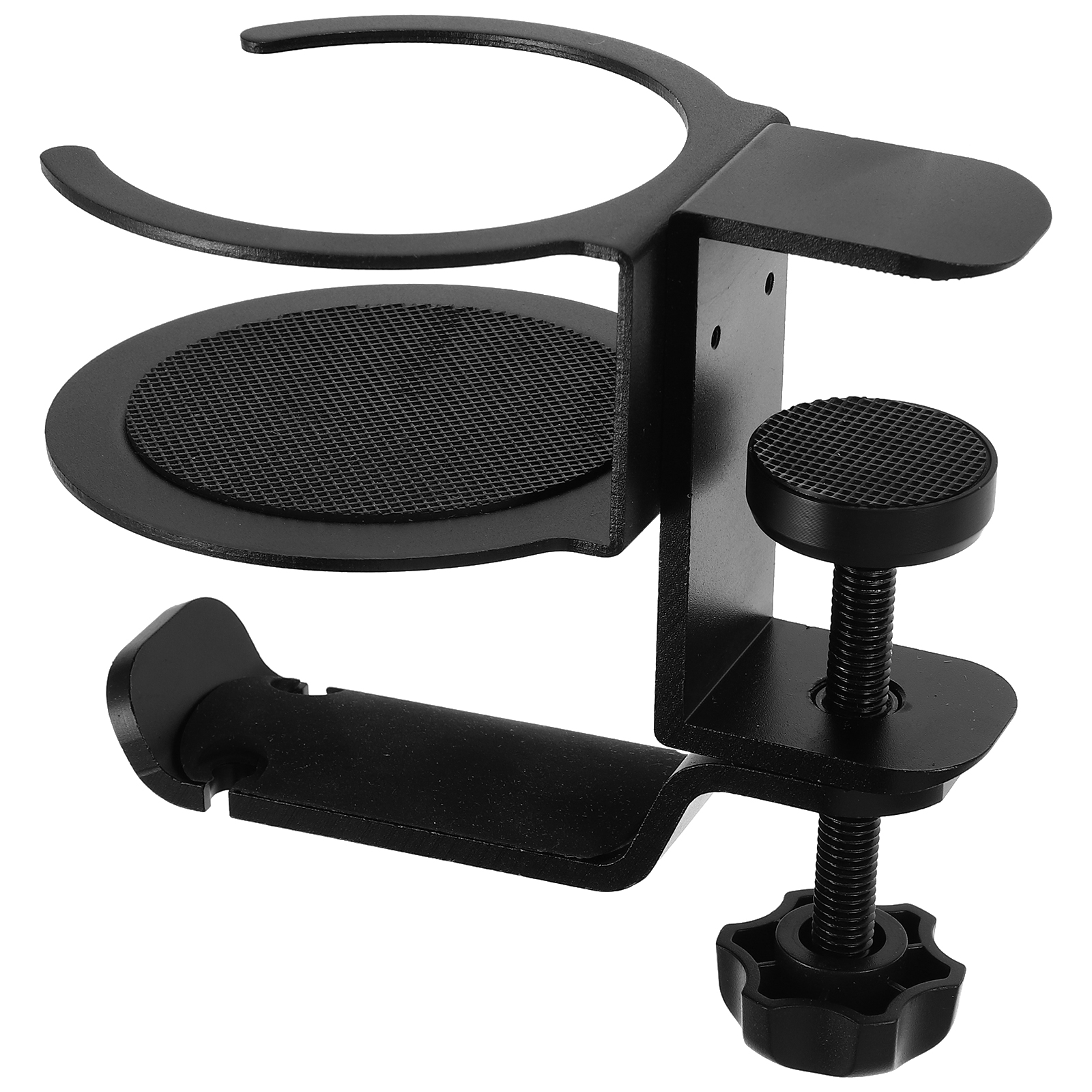 HOMEMAXS Headset Stand with Cup Holder for Desk Made of Aluminum Alloy ...