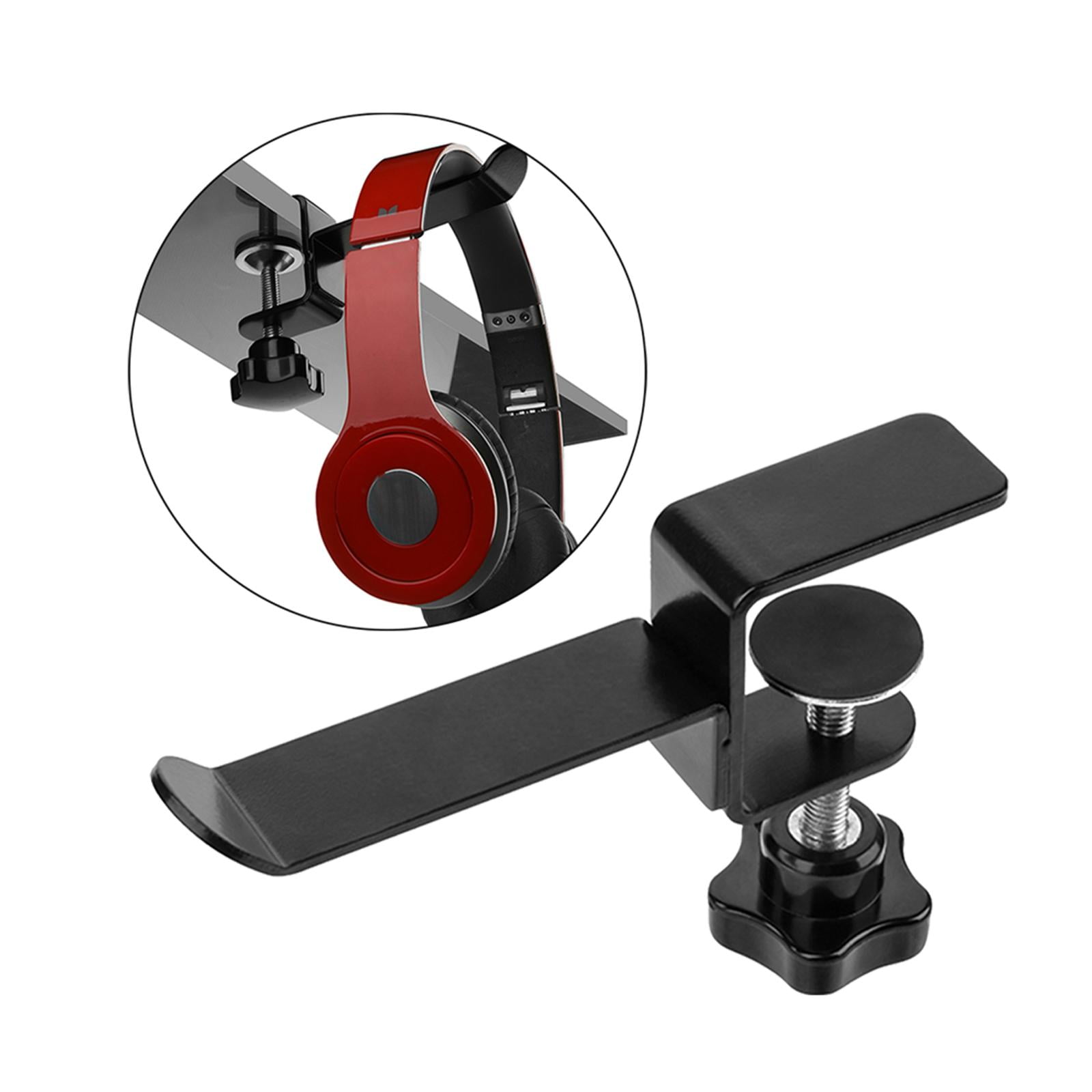 Headset Stand Headset Hanger Mount with Adjustable Screw Headphone Hook ...