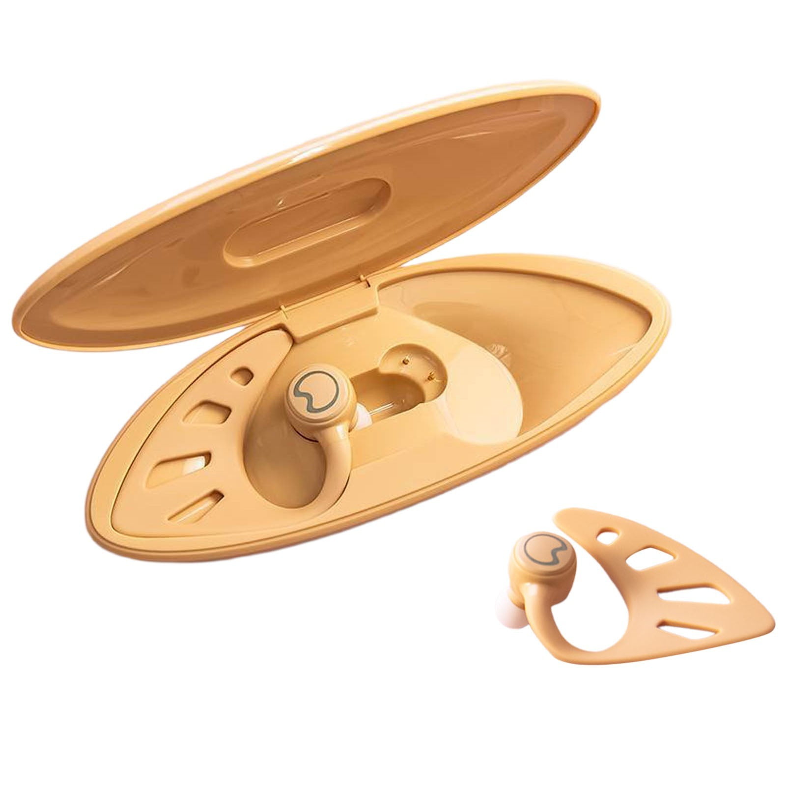 Headset Wireless Ear Hook Stereo Sound True Wireless Earbuds with LED ...