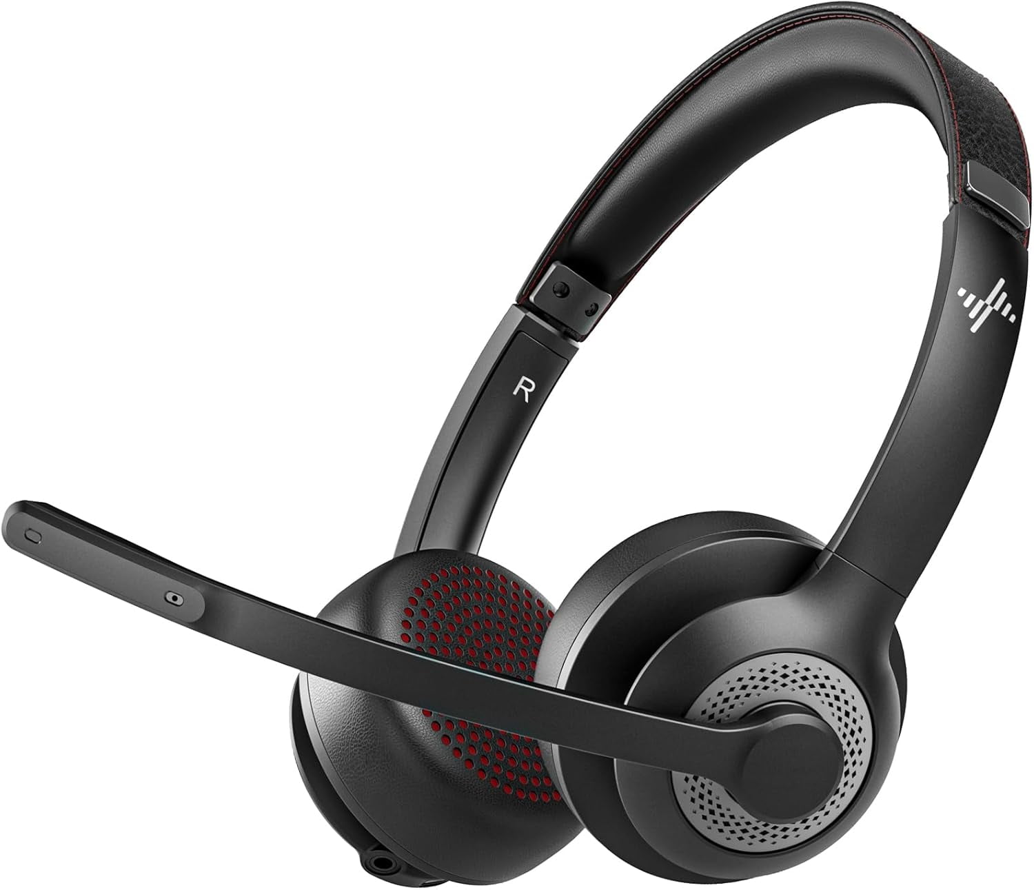 Headset with AI Noise Cancelling Microphone Headset - V5.2 Headphones ...