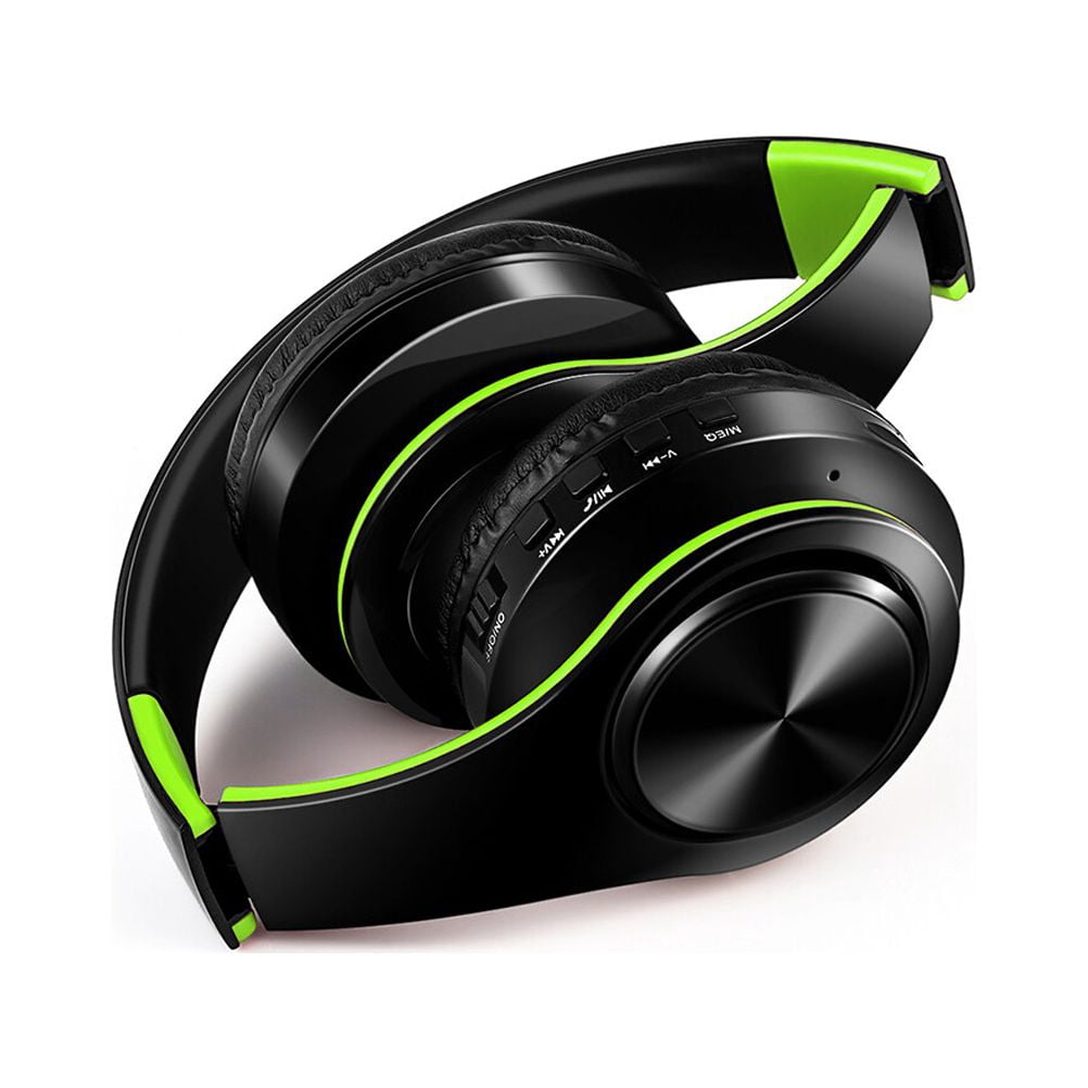 Headset with Mic for Work Wireless Headphone Music Fold - Walmart ...