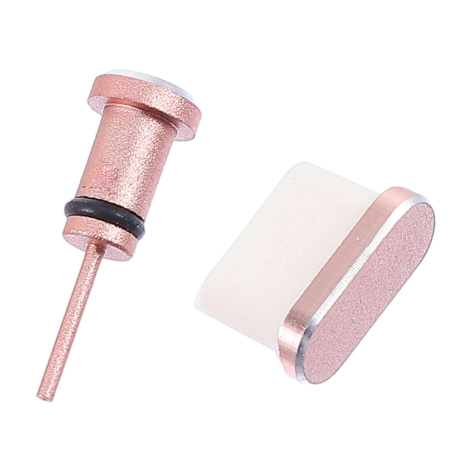Headsets 2 Pairs Anti-dust Phone Plug Cellphone Charging Port Metal ...