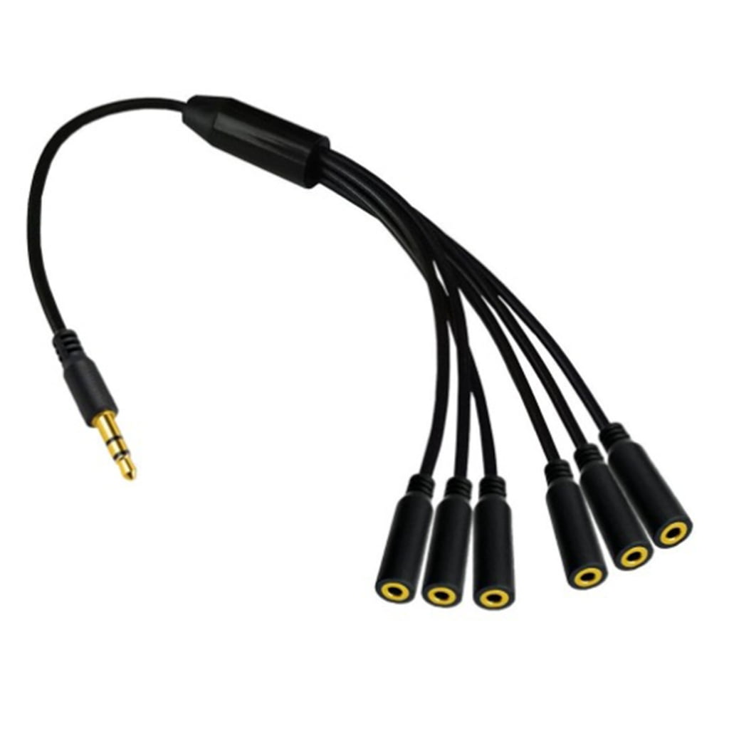 Headsets Adapters Y Splitter 3.5mm Male to Female Cable Headphone ...