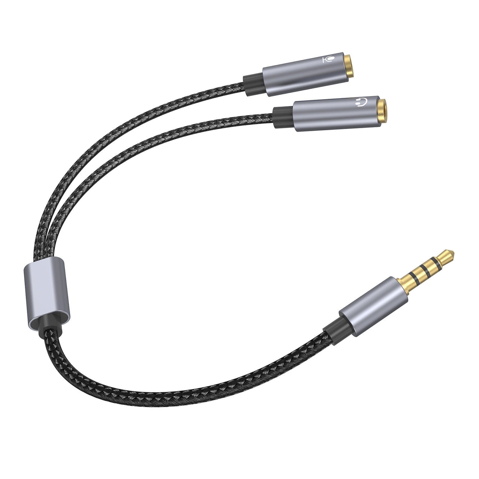 Headsets Mic Splitter Adapters 3.5mm/USB C Headphones &Mic Adapters 3 ...